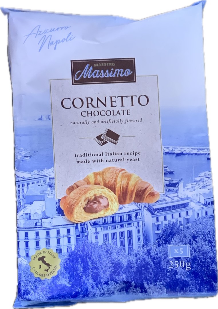 MASSIMO CROISSANT CHOCOLATE/STRAWBERRY FILLING PUFF PASTRY 250G, Food ...