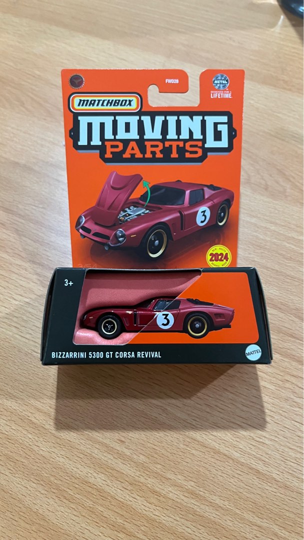 Matchbox Moving Parts Bizzarrini 5300 GT Corsa revival, Toys ...