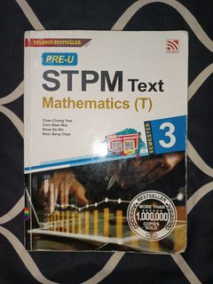 STPM SEM 2 Mathematics (T), Hobbies & Toys, Books & Magazines ...