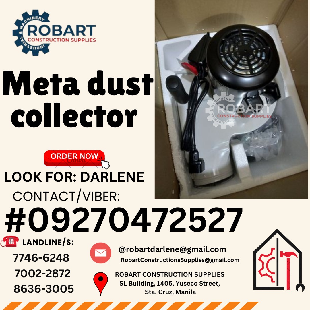 Meta dust collector, Commercial & Industrial, Construction Tools ...