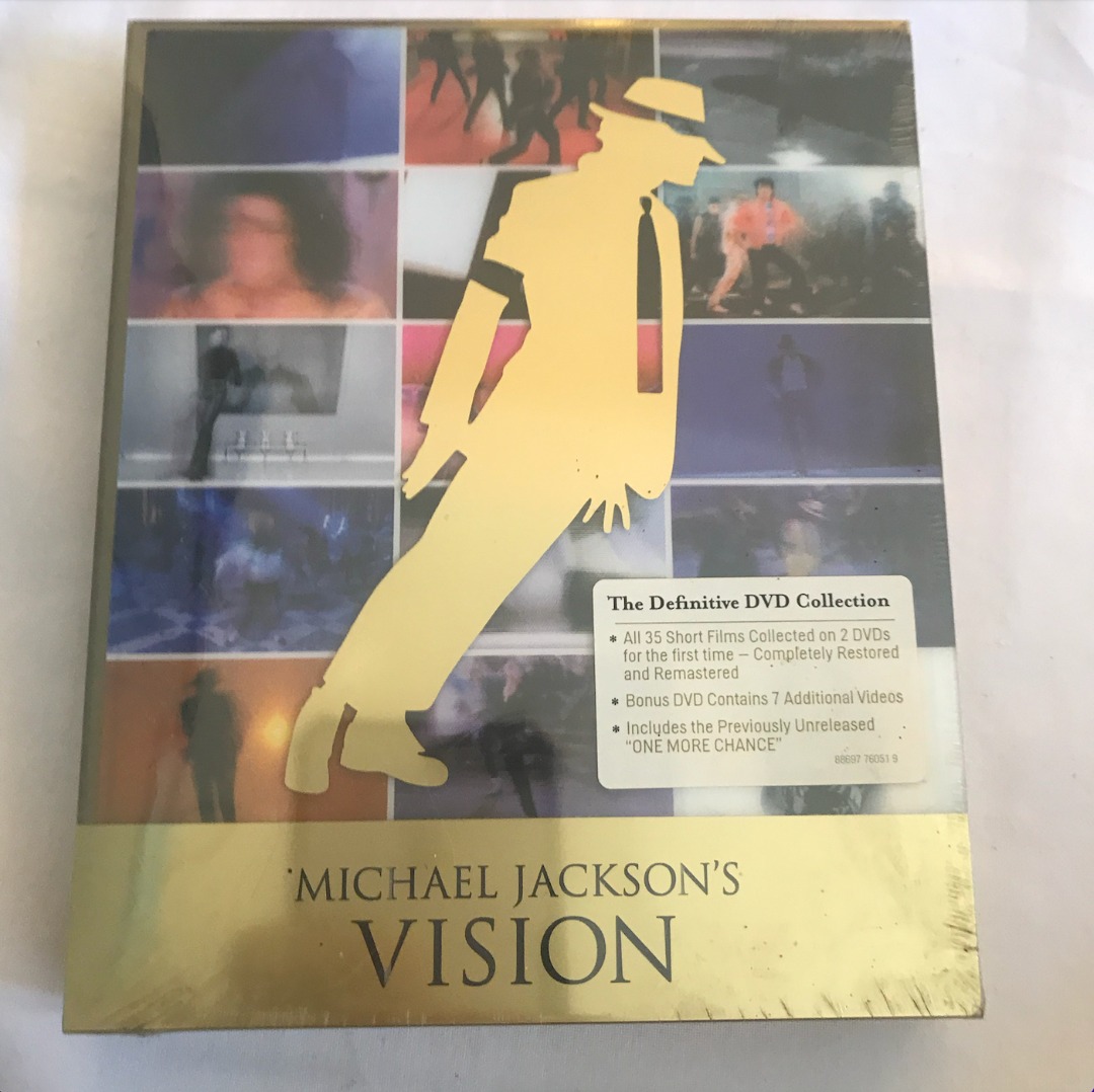 Michael Jackson 'Vision' DVD Collection, Hobbies & Toys, Music & Media ...
