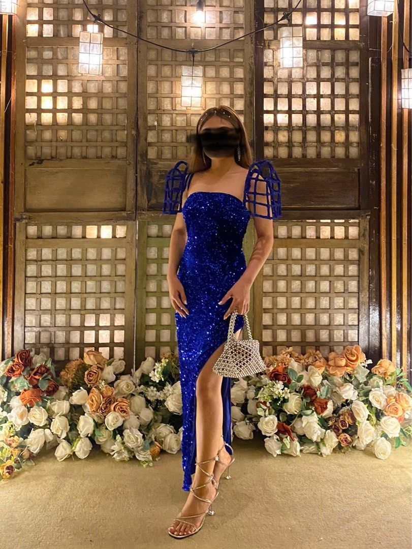 Modern Filipiniana Gown, Women's Fashion, Dresses & Sets, Evening ...