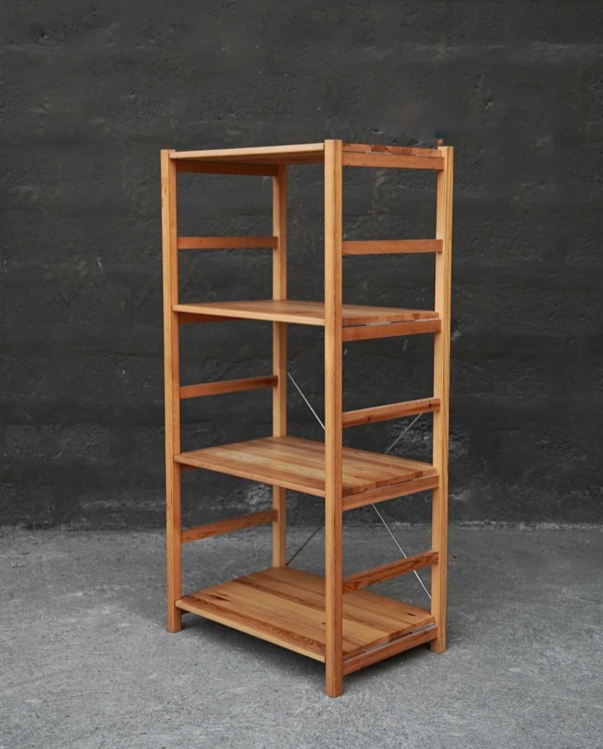 Muji Pinewood Display Shelving Unit, Furniture & Home Living, Furniture ...