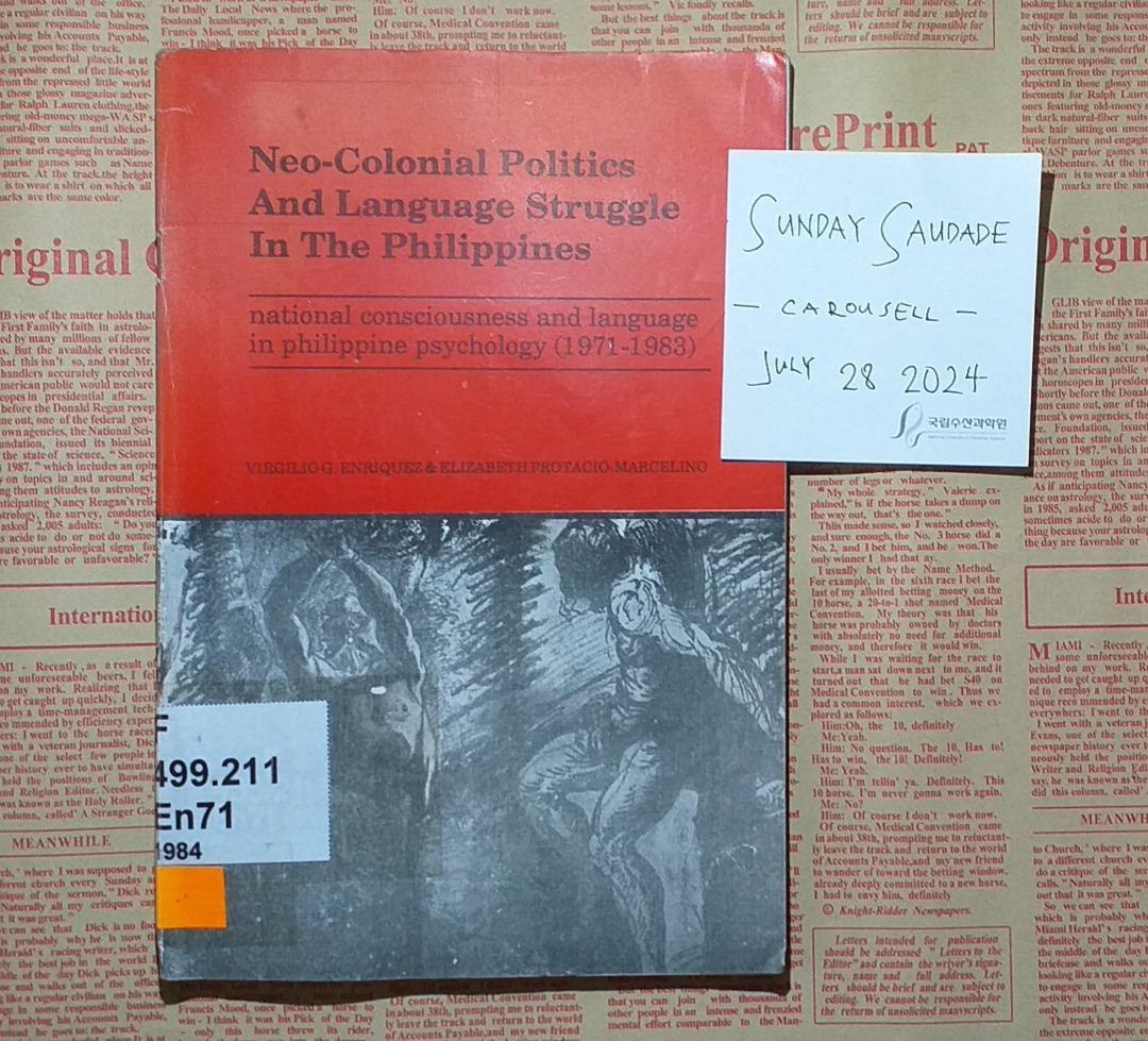 Neo-Colonial Politics and Language Struggle in the Philippines by ...
