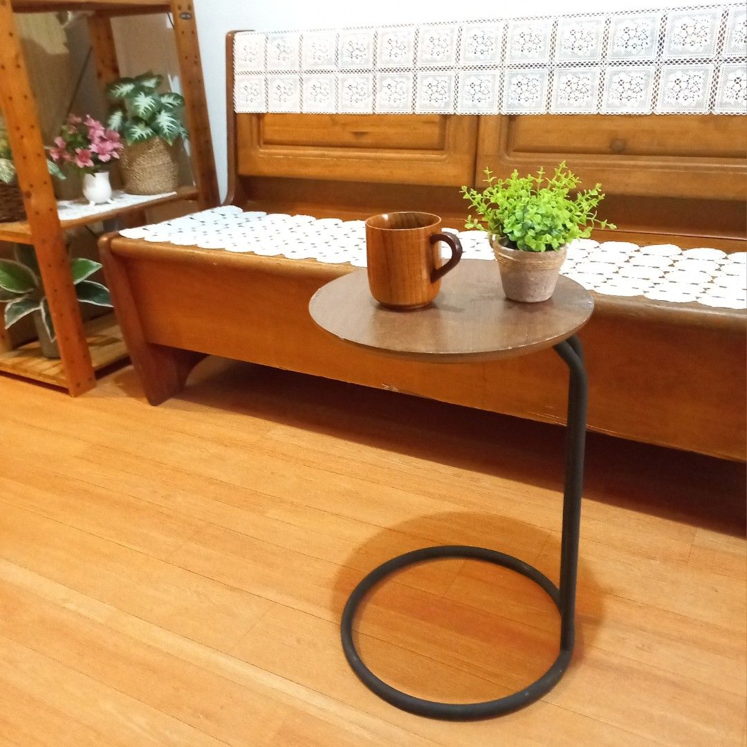 Nitori round side table, Furniture & Home Living, Furniture, Tables ...