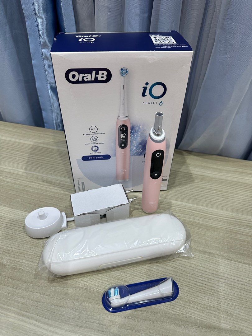 Oral-B iO Series 6 Electric Toothbrush with Micro Vibration Bluetooth A ...