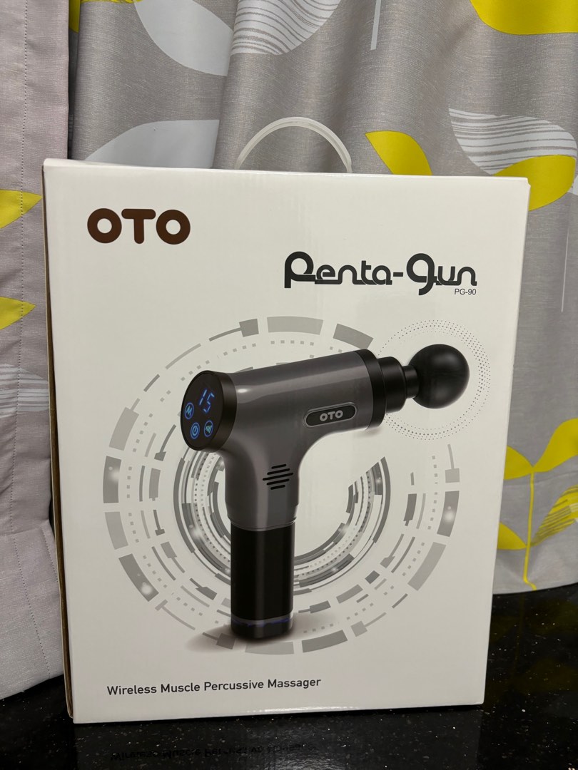 全新OTO無線筋膜槍 Brand new wireless muscle massager, 健康及營養食用品, 按摩紓緩用品 - Carousell