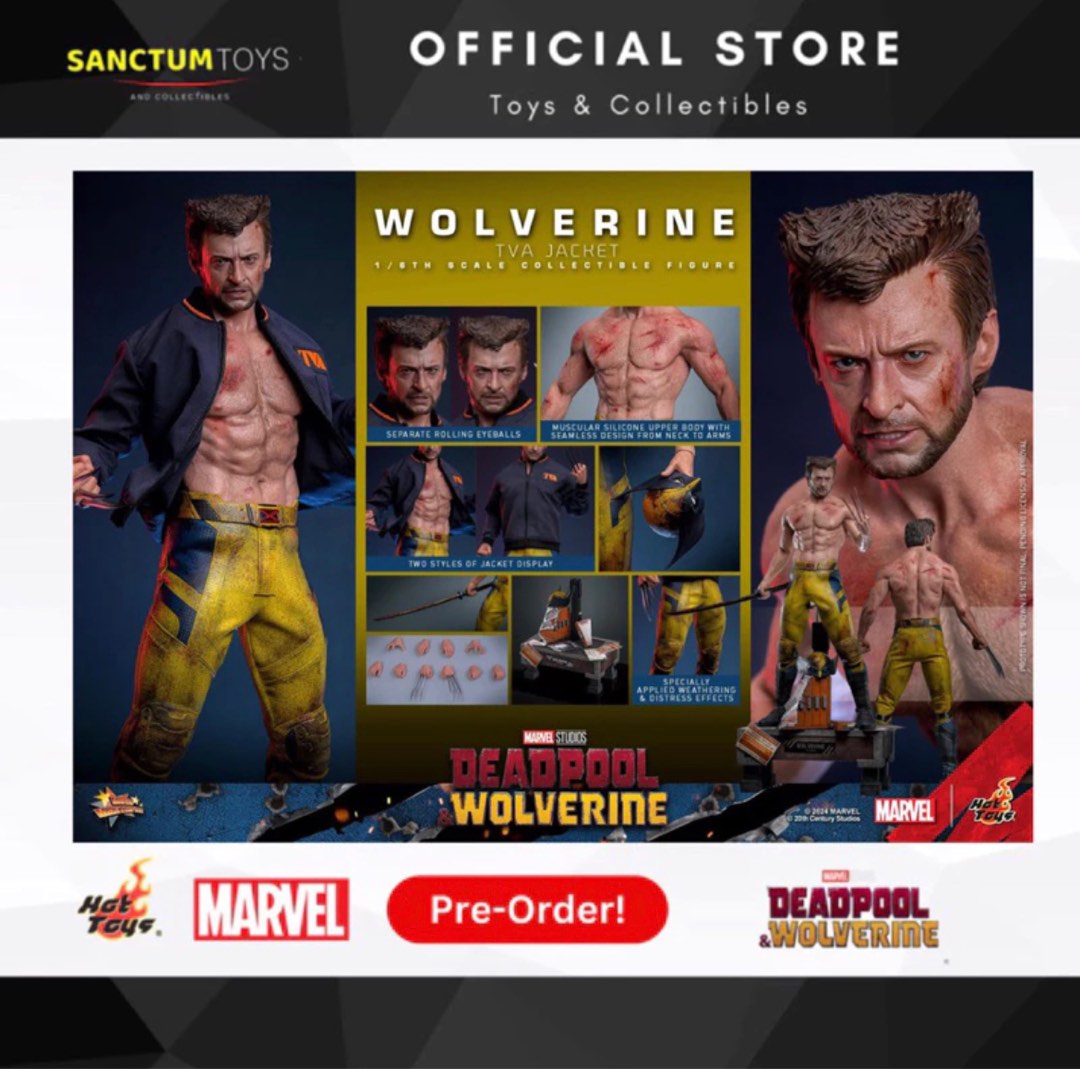 [PO] Hot Toys - Deadpool & Wolverine - 1/6th scale Wolverine (TVA ...