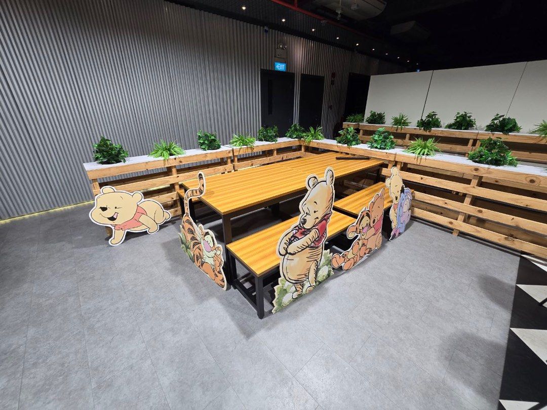 Pooh theme standee, Everything Else on Carousell