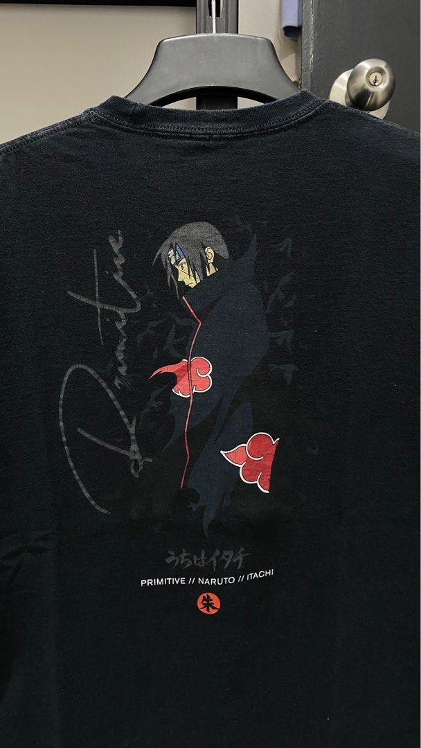 Primitive x naruto x itachi anime tshirt skate streetwear, Men's ...