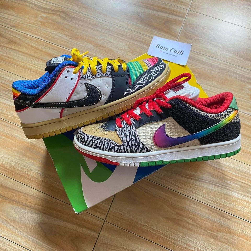 RARE PAIR / Nike SB Dunk Low "What The Paul" (10M), Men's Fashion ...