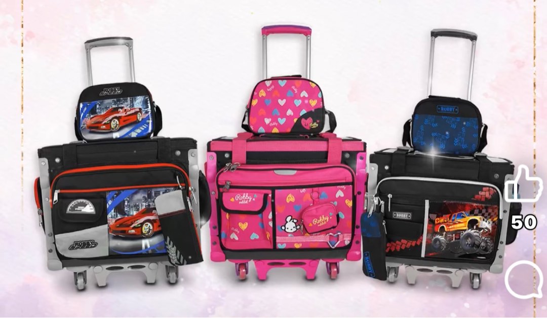 Robby Rabbit Box trolley bag, Babies & Kids, Babies & Kids Fashion on ...