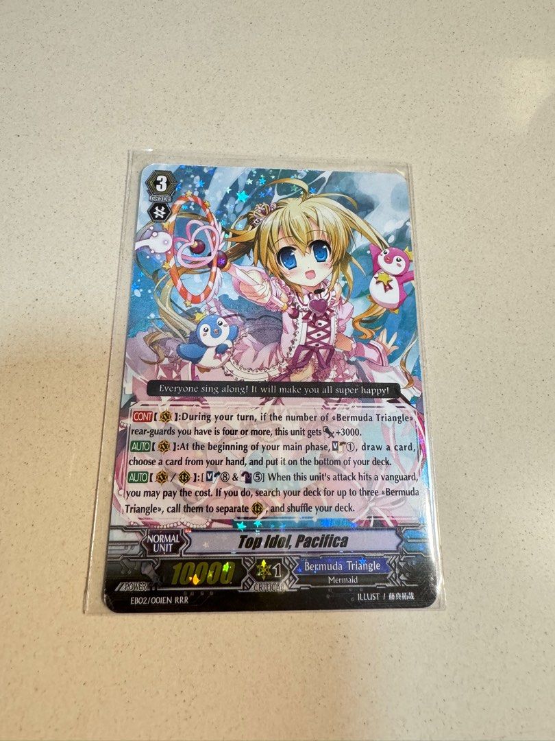 RRR Cardfight Vanguard Top idol, Pacifica Bermuda Triangle, Hobbies ...