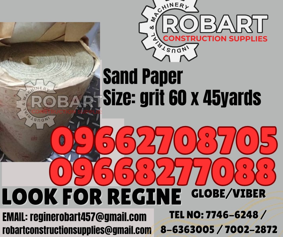 Sand Paper Size: grit 60 x 45yards, Commercial & Industrial ...