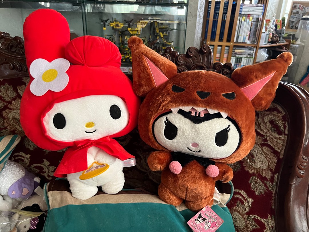 Sanrio My melody little red riding hood and Kuromi wolf, Hobbies & Toys ...