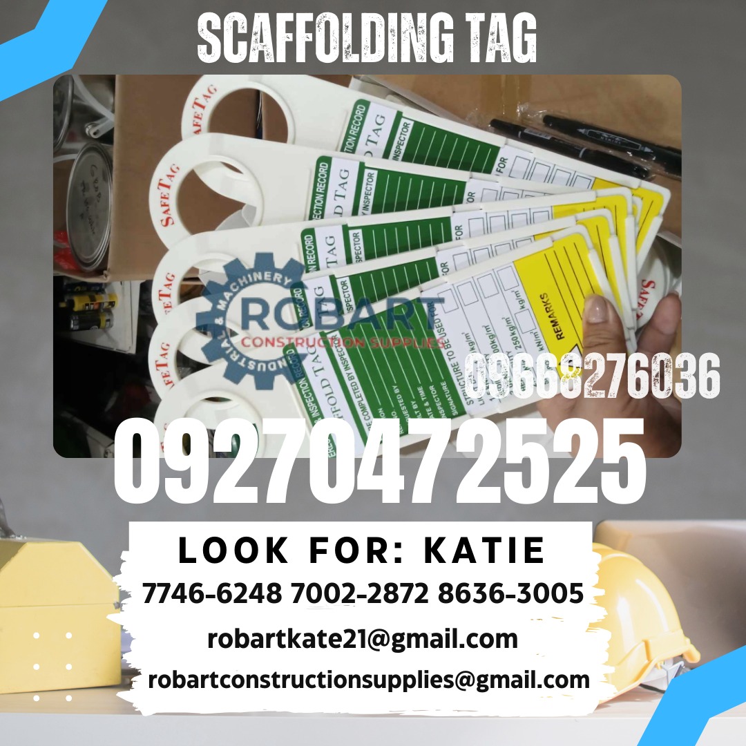 Scaffolding Tag, Commercial & Industrial, Construction Tools ...