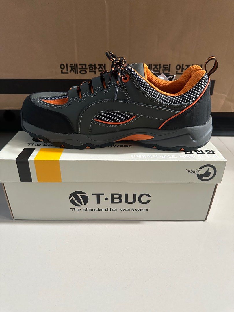 Sepatu Safety Shoes Sneakers Proyek Lapangan Pabrik, Fesyen Pria ...