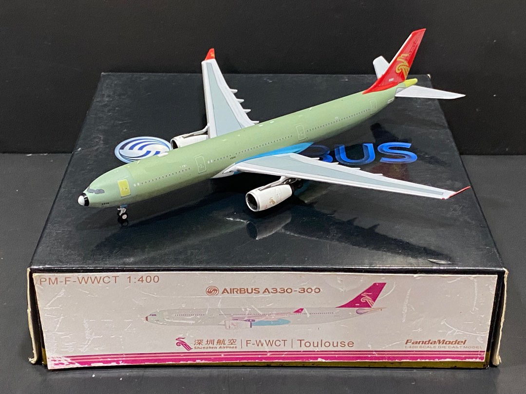 SHENZHEN Airlines A330-300 (F-WWCT) Toulouse Delivery 1/400 Panda Model ...