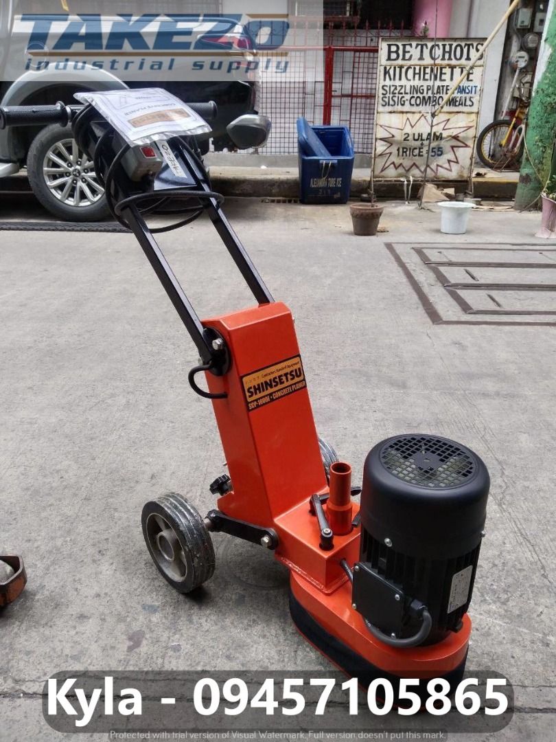 Shinsetsu Concrete Planer, Commercial & Industrial, Construction Tools ...