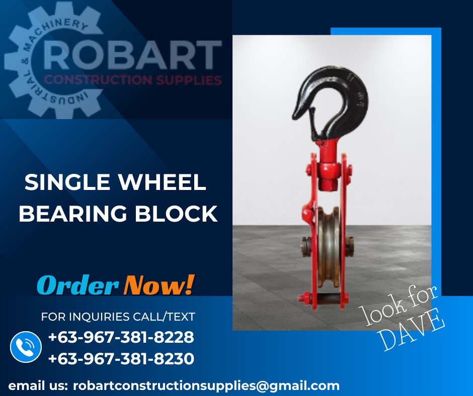 SINGLE WHEEL BEARING BLOCK, Commercial & Industrial, Industrial ...