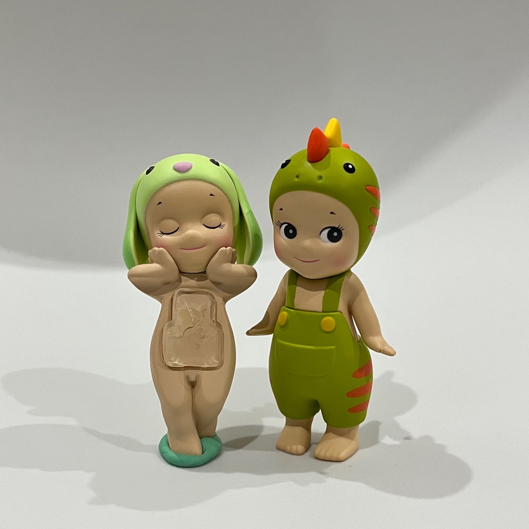 SONNY ANGEL LOP EAR DREAMING HIPPER & STEGOSAURUS DINOSAUR SERIES ...