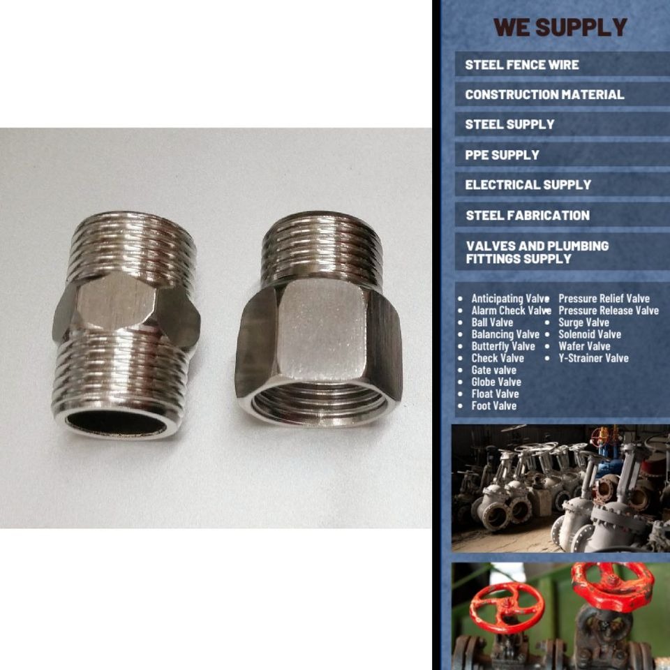 Stainless Reducer Bushing Type / Bushing Reducer 1/2 x 3/8 / Concrete ...