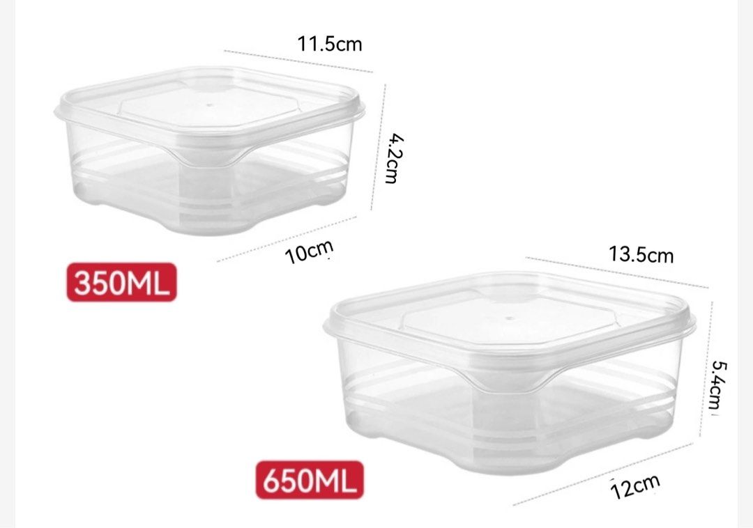 Transparent Tupperware, Furniture & Home Living, Kitchenware ...