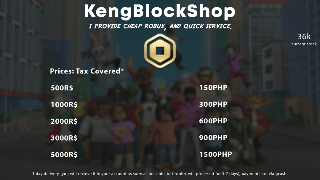 SOLD OUT! | UPDATED PRICES | DISCOUNTED ROBUX | TAX COVERED | VIA ...