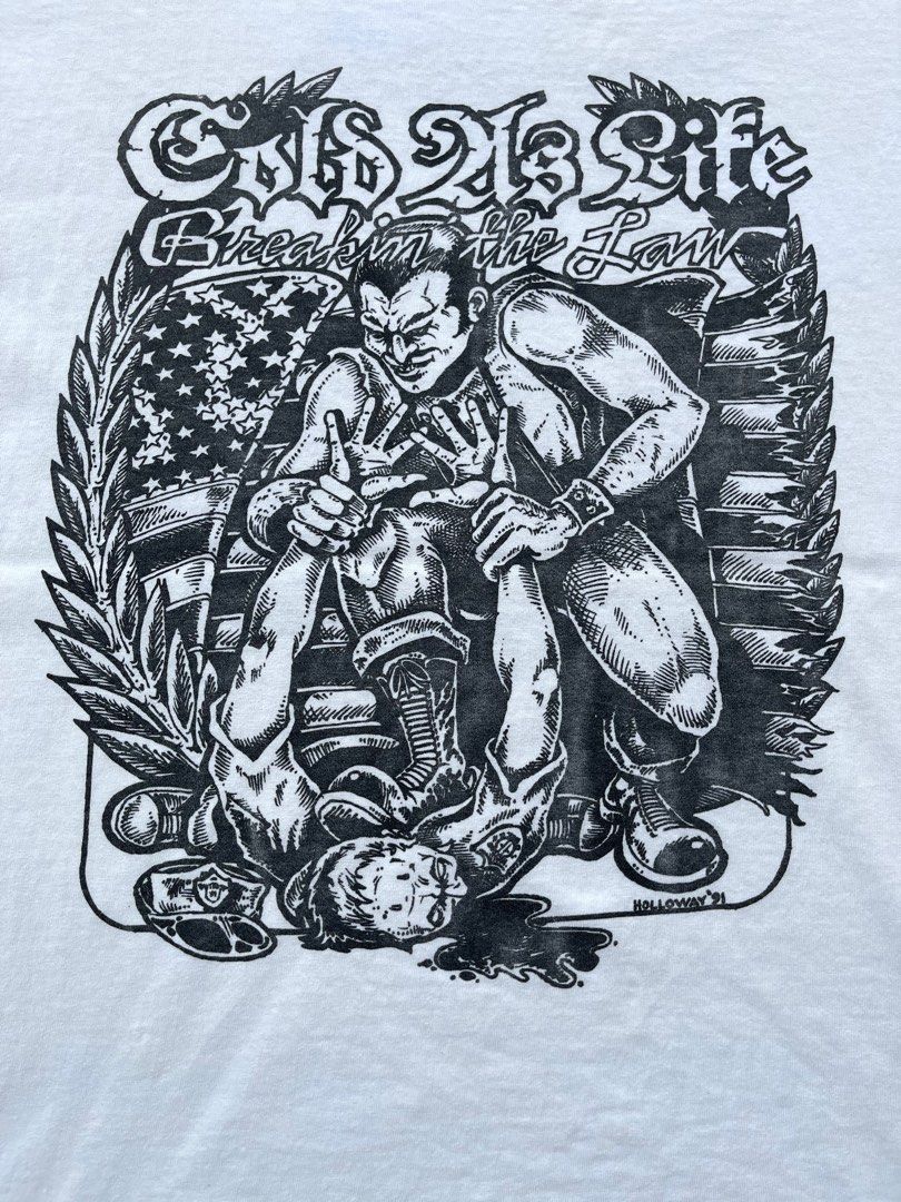 Vintage 90s Band Cold As Life Tee, Men's Fashion, Tops & Sets, Tshirts ...