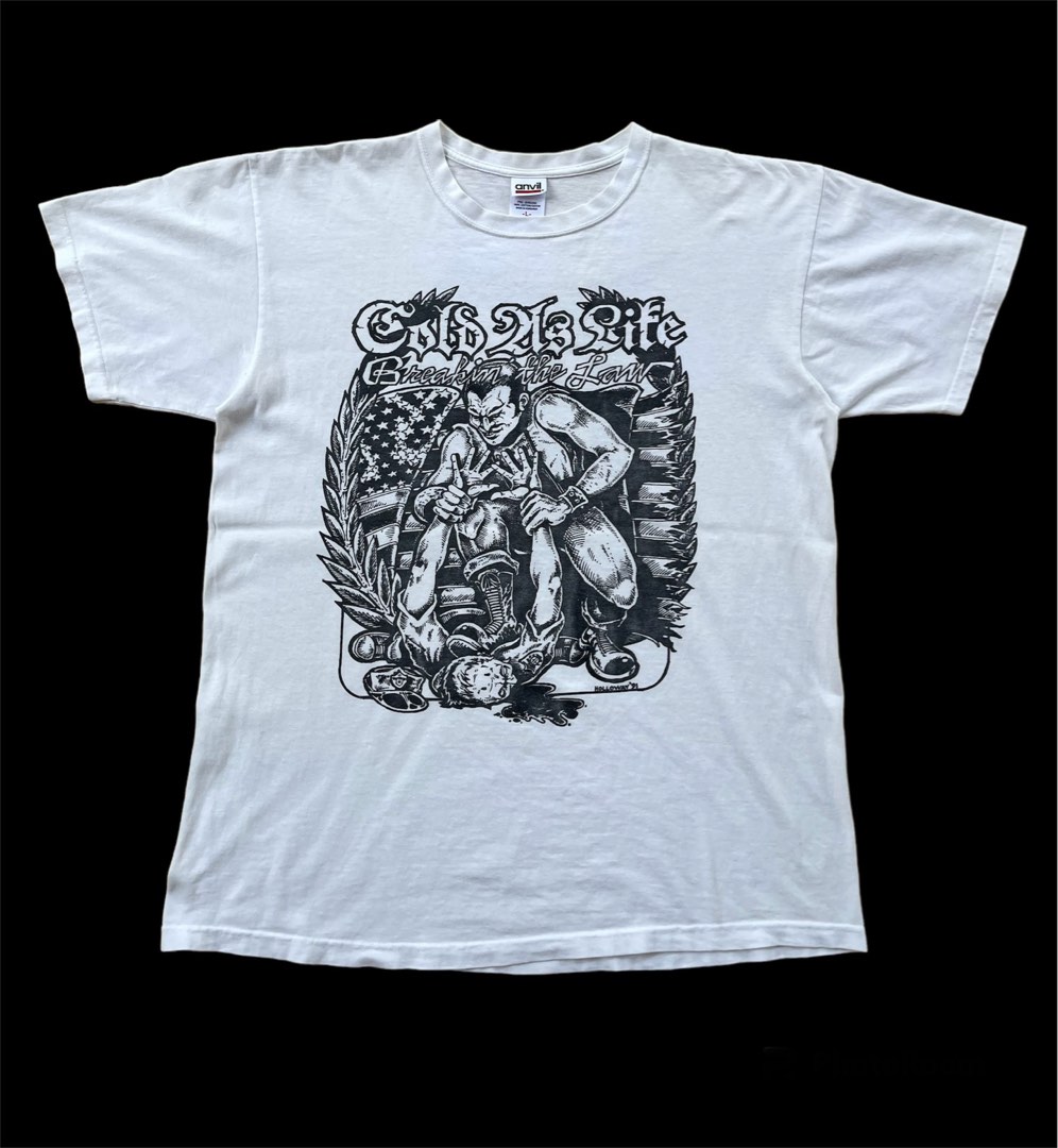 Vintage 90s Band Cold As Life Tee, Men's Fashion, Tops & Sets, Tshirts ...