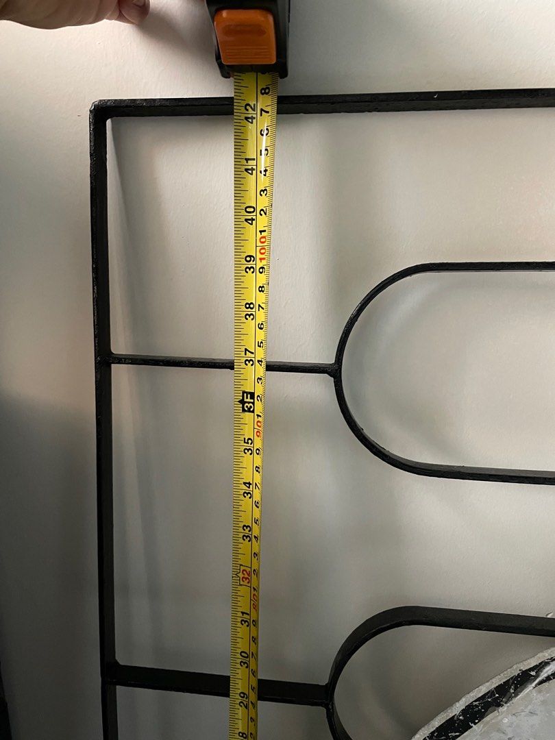 Vintage old hdb window grill, Furniture & Home Living, Home Decor ...