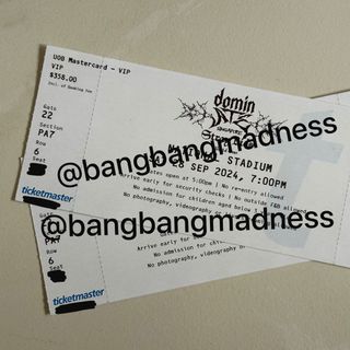 [Row 7-11 VIP] STRAY KIDS SKZ 2024 Concert Singapore SG Tickets PB5 PB6 ...