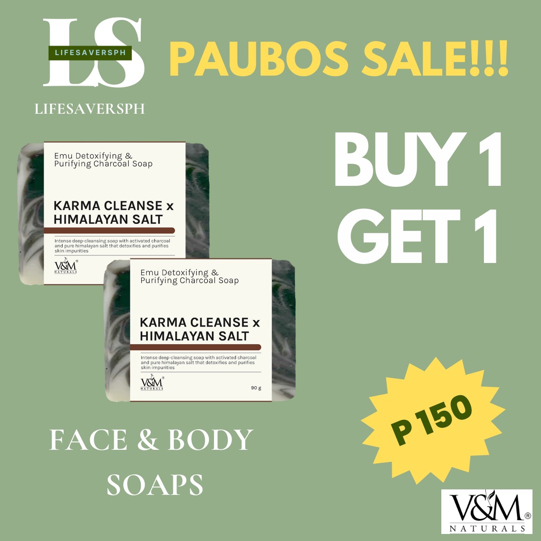 V&M Naturals Karma Cleanse x Himalayan Soap mini 90g vnm lifesaversph ...