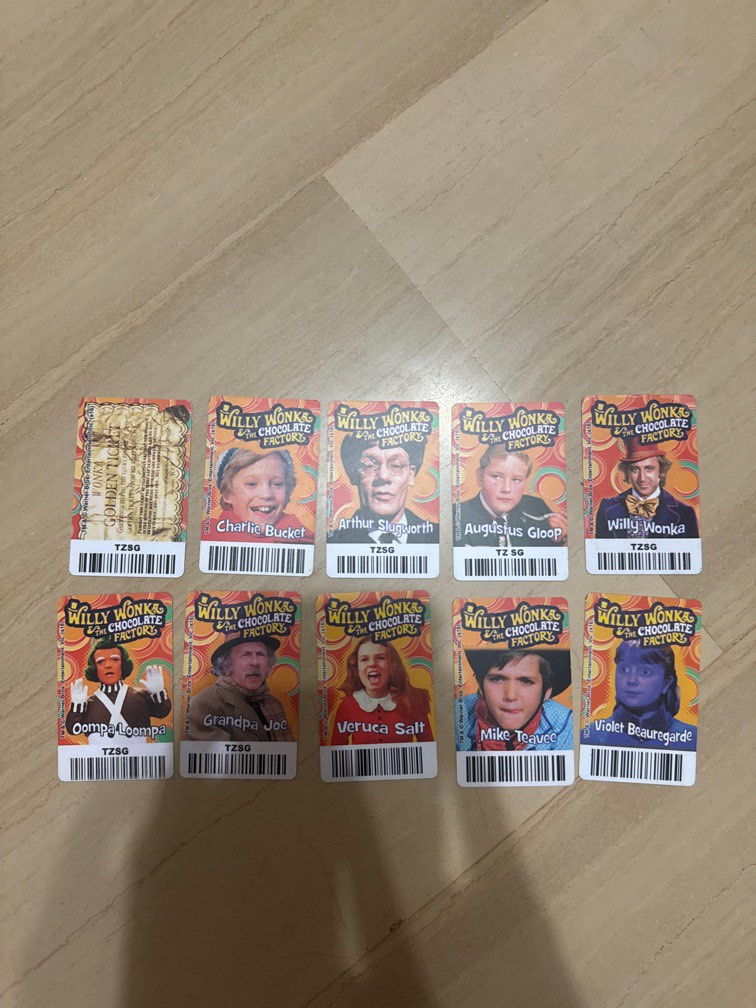 Willy wonka timezone card (full set), Hobbies & Toys, Toys & Games on ...