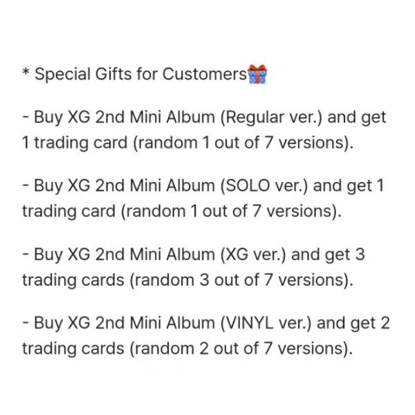 XG 2ND MINI ALBUM, Hobbies & Toys, Collectibles & Memorabilia, K-Wave ...