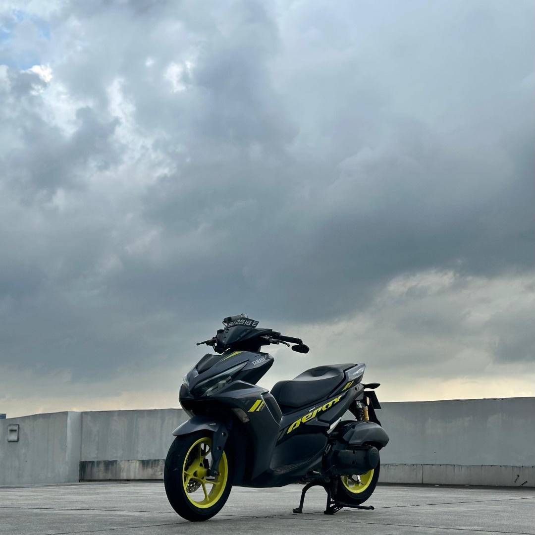 Yamaha Aerox V2, Motorcycles, Motorcycles for Sale, Class 2B on Carousell