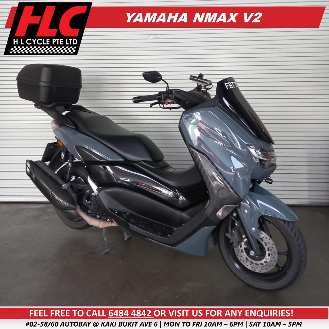YAMAHA NMAX 155 V2 COE TILL 05/2032 END MONTH PROMO!!!, Motorcycles ...