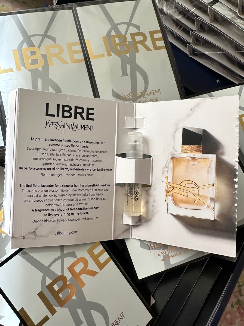 YSL Libre EDP mini samples, Beauty & Personal Care, Fragrance ...
