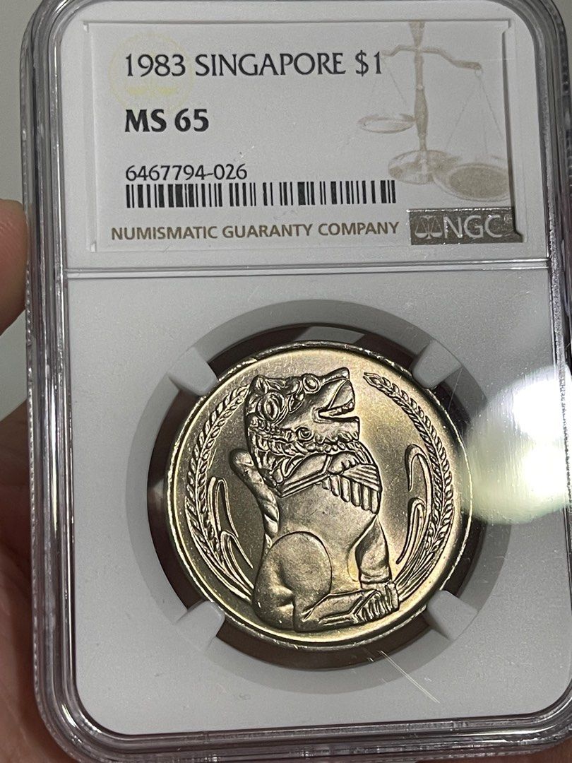 1983 Singapore $1 NGC MS 65 Nice luster, Hobbies & Toys, Memorabilia & Collectibles, Currency on ...