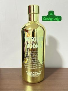 ABSOLUT BLING BLING LIMITED EDITION GOLD VODKA 1L, Food & Drinks ...