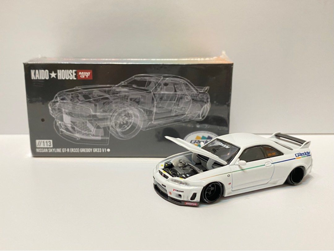 全新未開封 / 已開封 】Mini GT #113 Kaido House Nissan Skyline GT - R (R33) Gredoy GR33 V1, 興趣及遊戲, 玩具 & 遊戲 ...