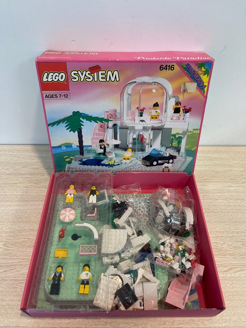 全新未砌 LEGO SYSTEM Town 6416 Paradise Poolside, 興趣及遊戲, 玩具 & 遊戲類 - Carousell
