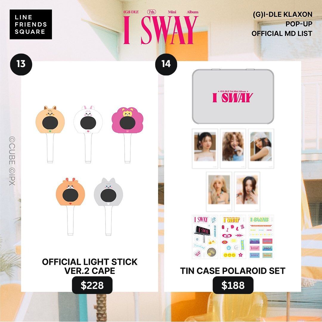 Pre-order 預訂｜韓國連線｜韓星 K-pop 〗[ 有滿額卡！] (G)I-DLE「 KLAXON 」2024 Line ...