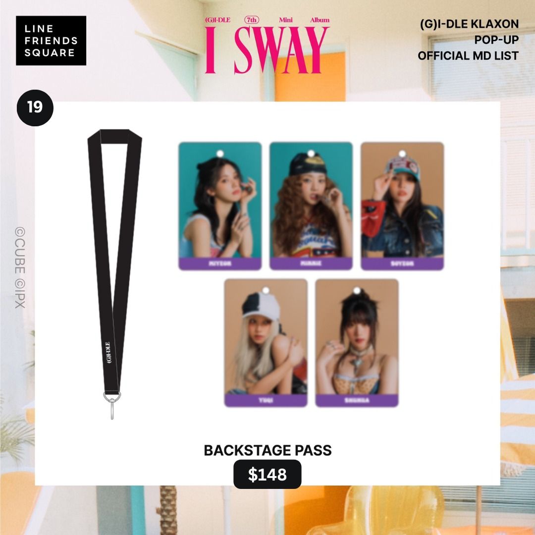 Pre-order 預訂｜韓國連線｜韓星 K-pop 〗[ 有滿額卡！] (G)I-DLE「 KLAXON 」2024 Line ...