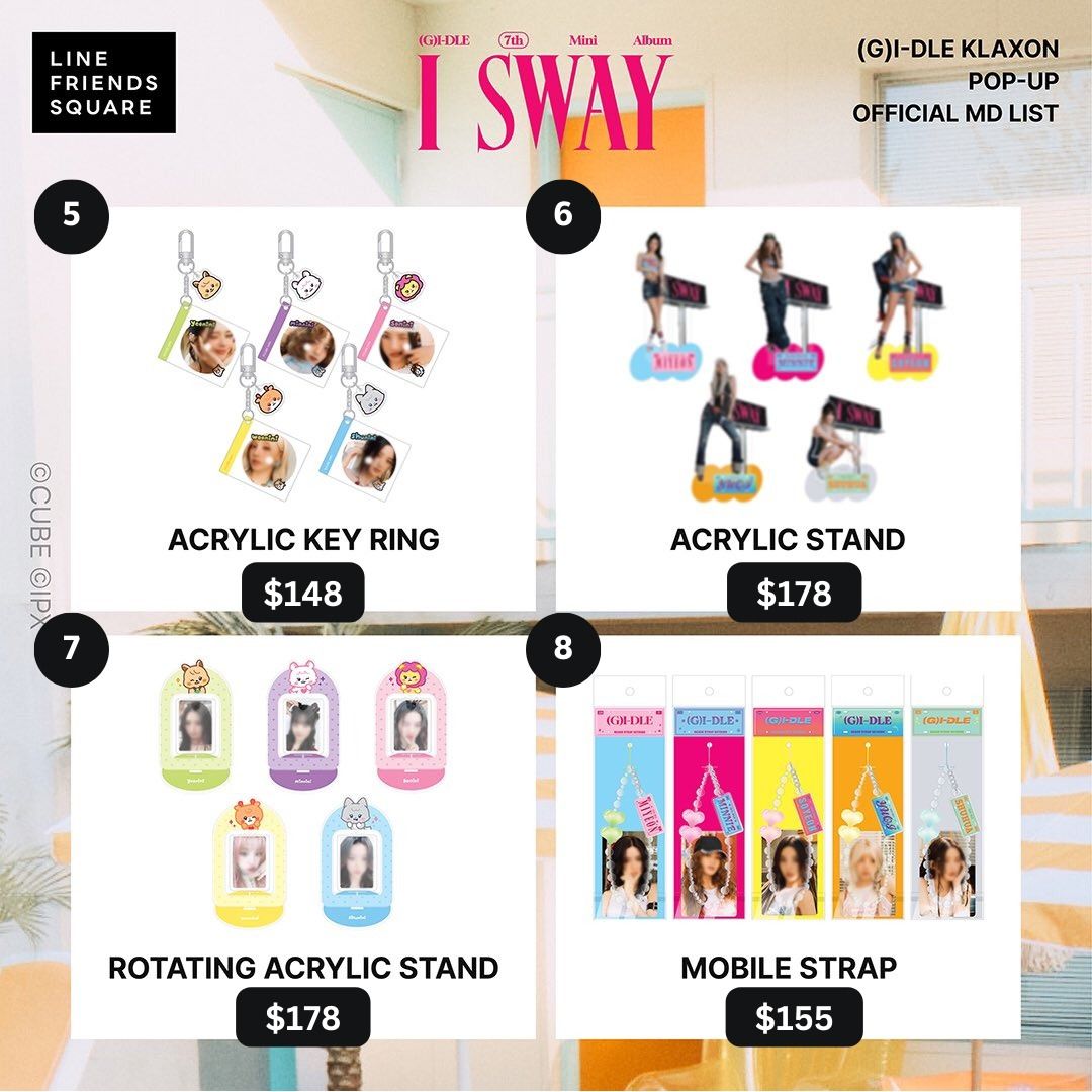 Pre-order 預訂｜韓國連線｜韓星 K-pop 〗[ 有滿額卡！] (G)I-DLE「 KLAXON 」2024 Line ...