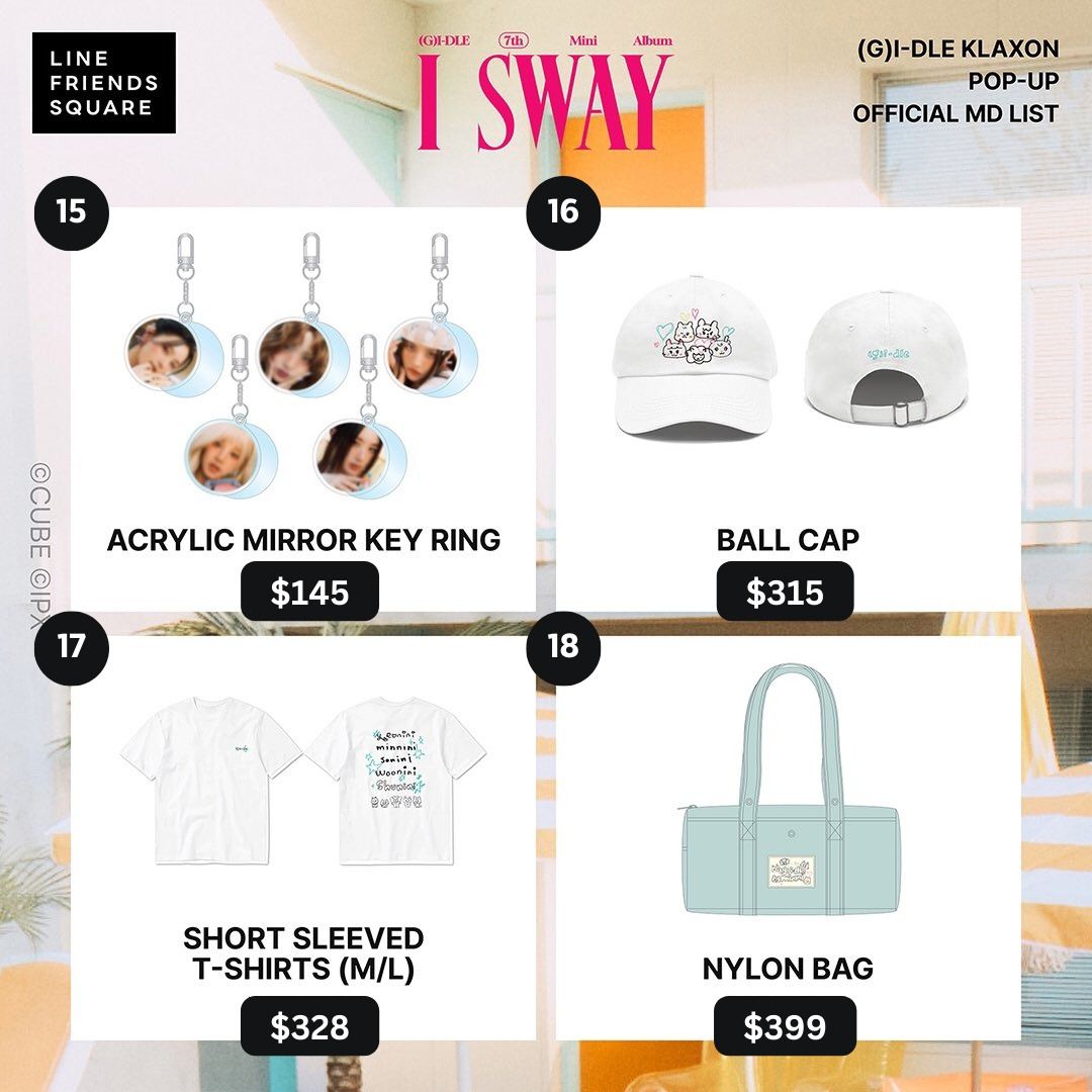 Pre-order 預訂｜韓國連線｜韓星 K-pop 〗[ 有滿額卡！] (G)I-DLE「 KLAXON 」2024 Line ...