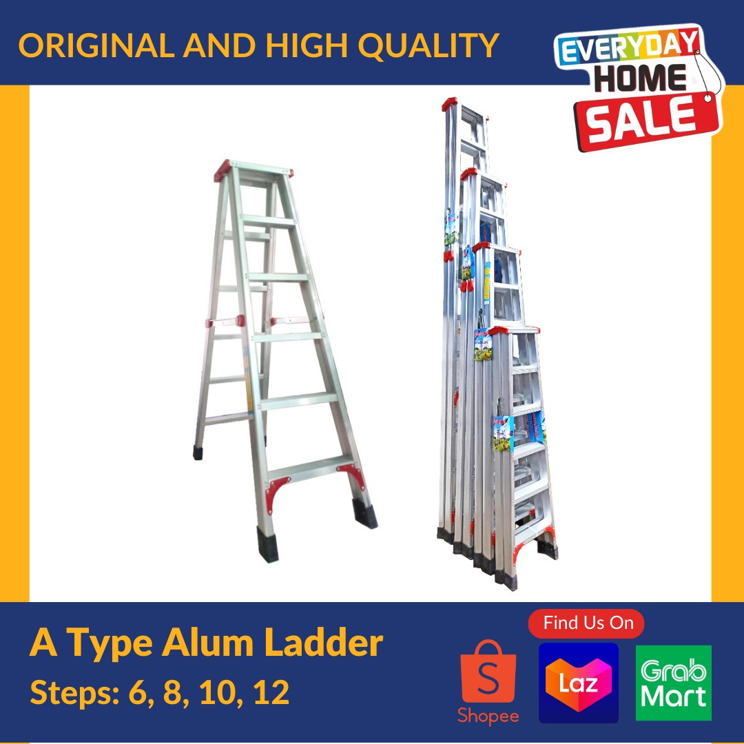 A Type Aluminum Ladder, Furniture & Home Living, Office Furniture ...