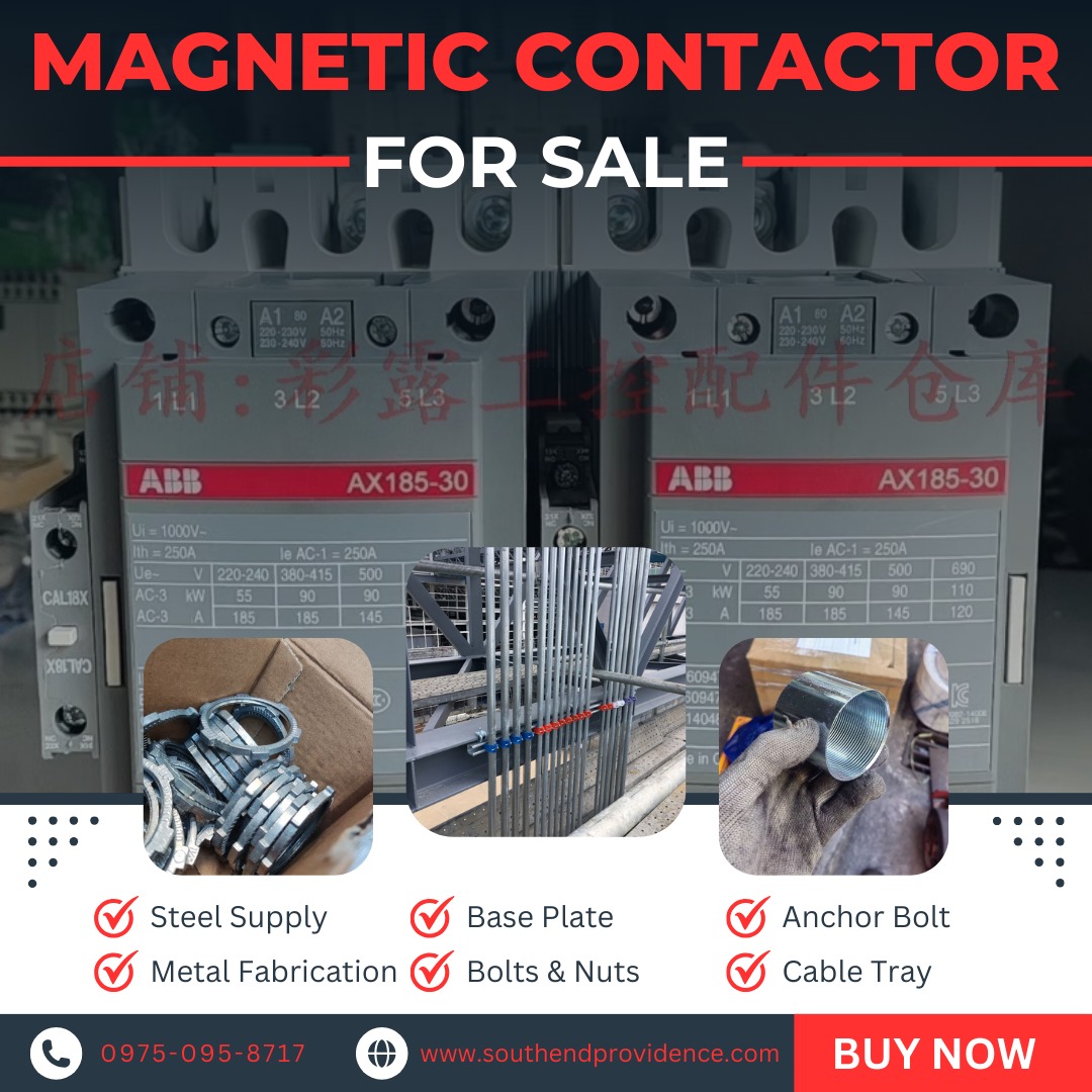 ABB Magnetic Contactor AX185-30-11 220/230 VAC / Relay Control ...