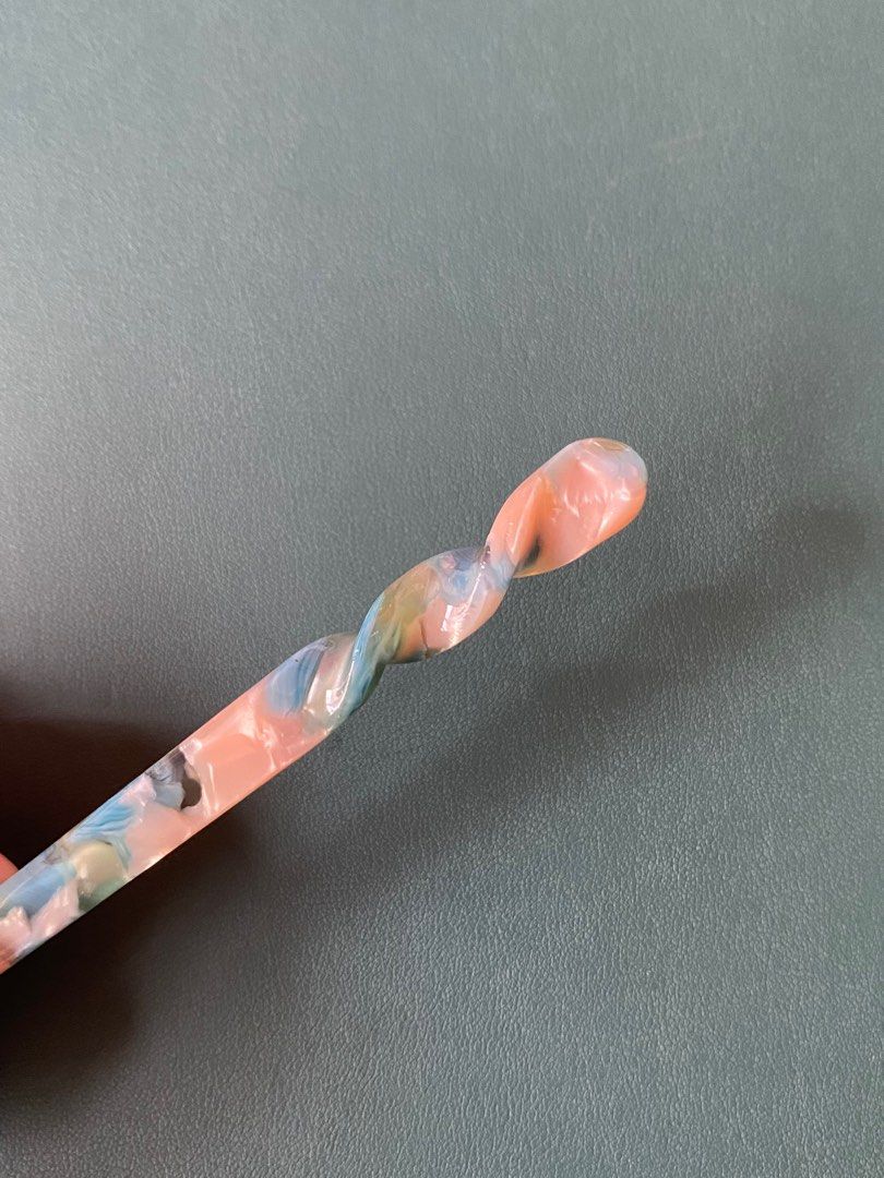 Acrylic hair stick, Women's Fashion, Watches & Accessories, Hair ...
