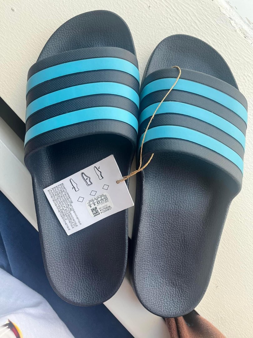 Adidas Adilette Stripe Slides, Men's Fashion, Footwear, Slippers & Slides on Carousell